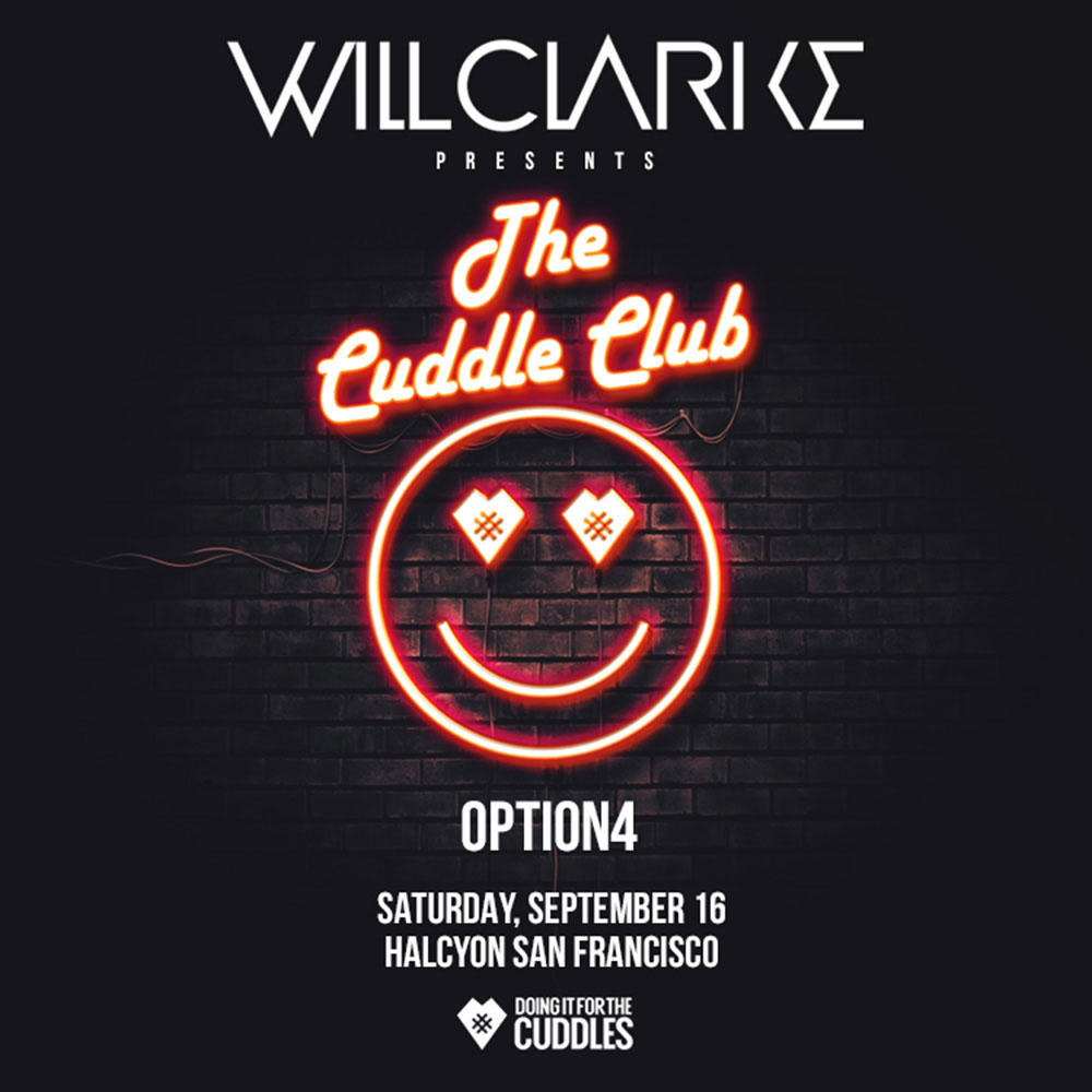 Sept 16 – Will Clarke- The Cuddle Club