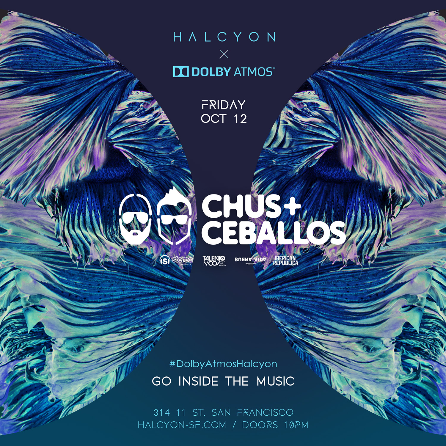 Fri Oct 12 – CHUS+CEBALLOS (Dolby Atmos Set)