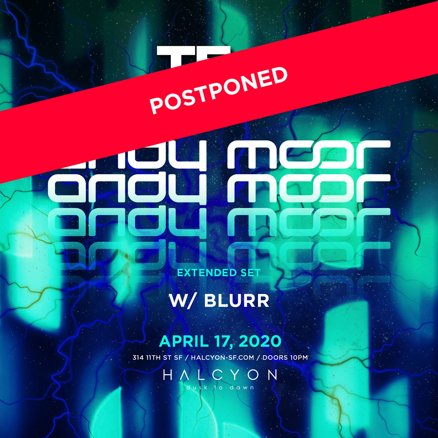 POSTPONED – Fri Apr 17 – Andy Moor